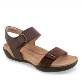 Jambu Women's Morgan Sandals Dark Brown - J4MOR34