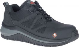 MERRELL WORK Men's Fullbench Speed Carbon Fiber Toe Work Shoe Black ...