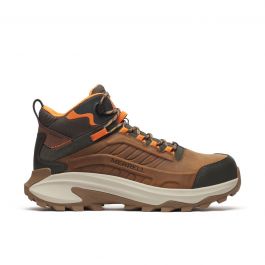 MERRELL WORK Men's Moab Speed 2 Mid Carbon Fiber Toe Waterproof Work ...
